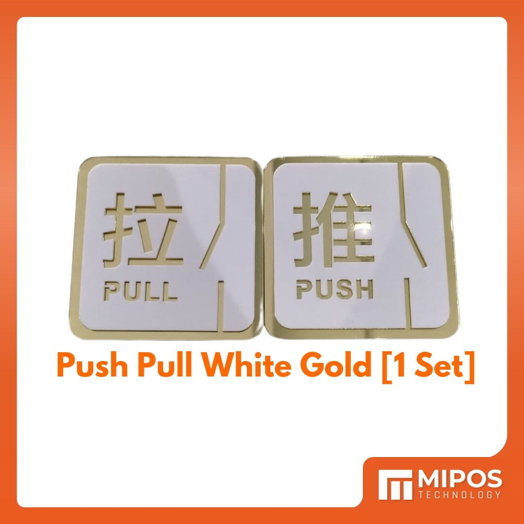 Door Push Pull Signage / Push Pull Sign / Acrylic Push Pull Sign / 推拉牌 ...