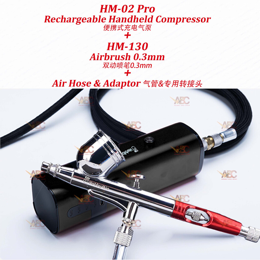 (HobbyMio) HM01 HM02 Rechargeable Handheld Compressor - Portable ...