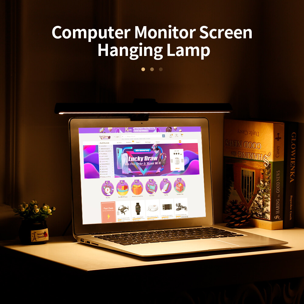 USB Screen Lamp Computer Monitor Screen Hanging Lamp Office LED Eye ...
