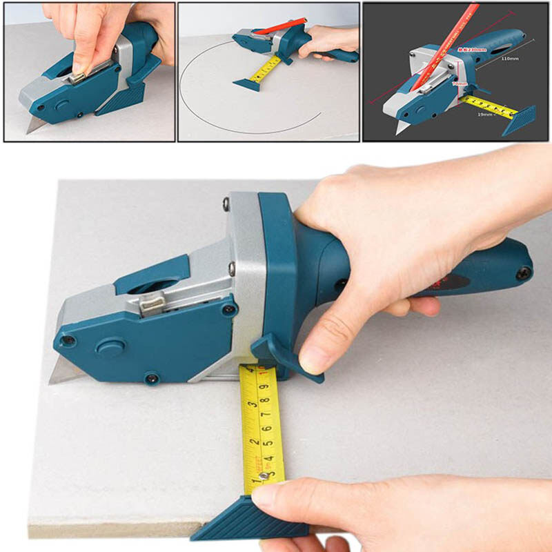 【COD】Gypsum Board Cutting tool All-in-one Hand Tool with Measuring Tape ...