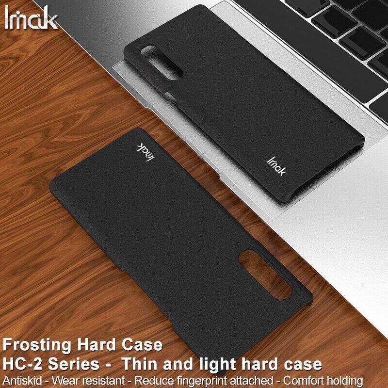 For LG Velvet - Velvet 5G Matte Hard PC Phone Cover IMAK Frosted half ...