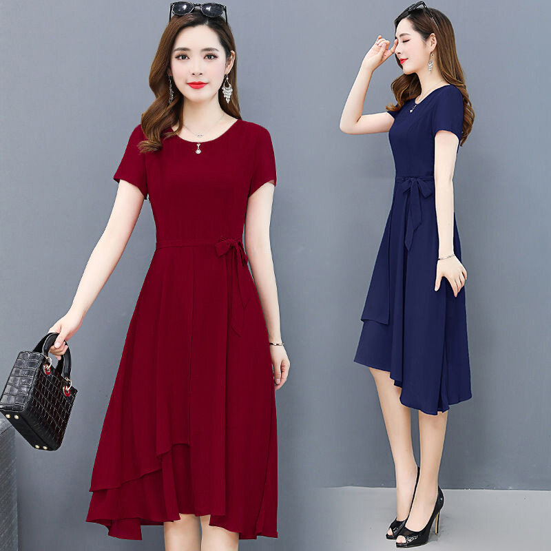 Womens Fashion Work Dress Summer Elegant Dinner Dress Women Ladies