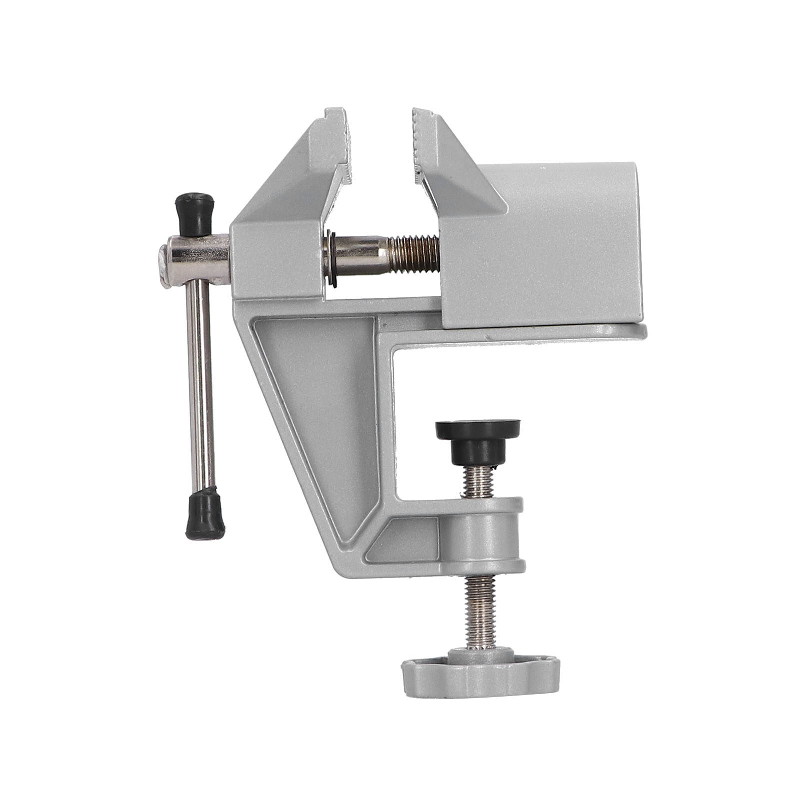 Bench Vise Aluminum Alloy Mini Fixed Table Vise Workbench Desktop ...