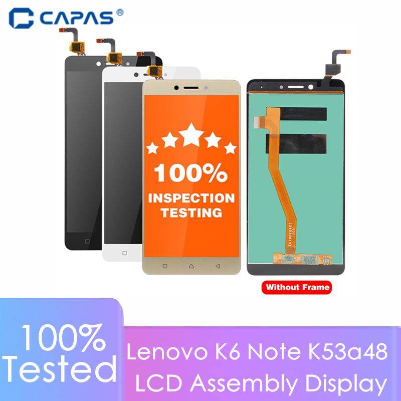 100% ผ่านการทดสอบสำหรับ Lenovo K6 หมายเหตุ k53a48 จอแอลซีดี Digitizer ...