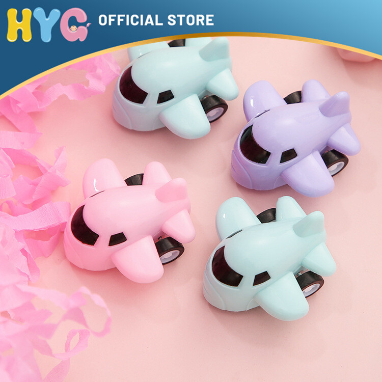 HYG Small Airplane Toy Pull Back toy Airplane Chess Mini Toy Macaron ...