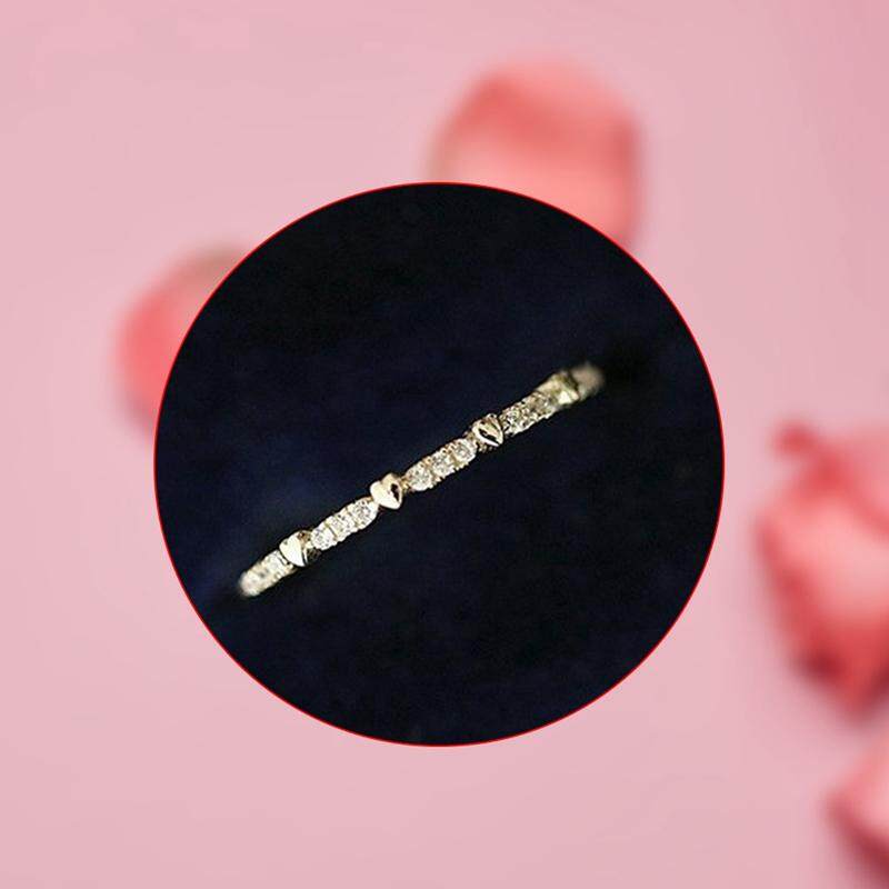 Bbty แฟชั่นผู้หญิงรูปแบบใหม่ที่เรียบง่ายวางซ้อนกันได้หัวใจรักพีชหัวใจ ...