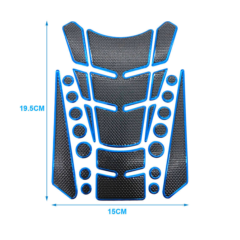 Motorcycle Tank Stickers Gas Oil Fuel Tank Pad Protector 3D Motor ...