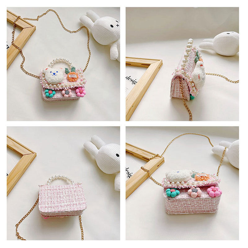 IP Children's Bags Princess Style Bags Women's Pearl Handbags Fashion ...
