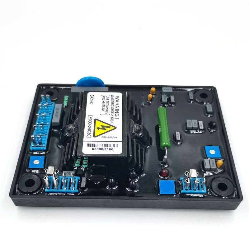 เครื่องควบคุมแรงดันไฟฟ้าอัตโนมัติสีน้ำเงิน AVR SX460สำหรับเครื่องกำเนิด ...