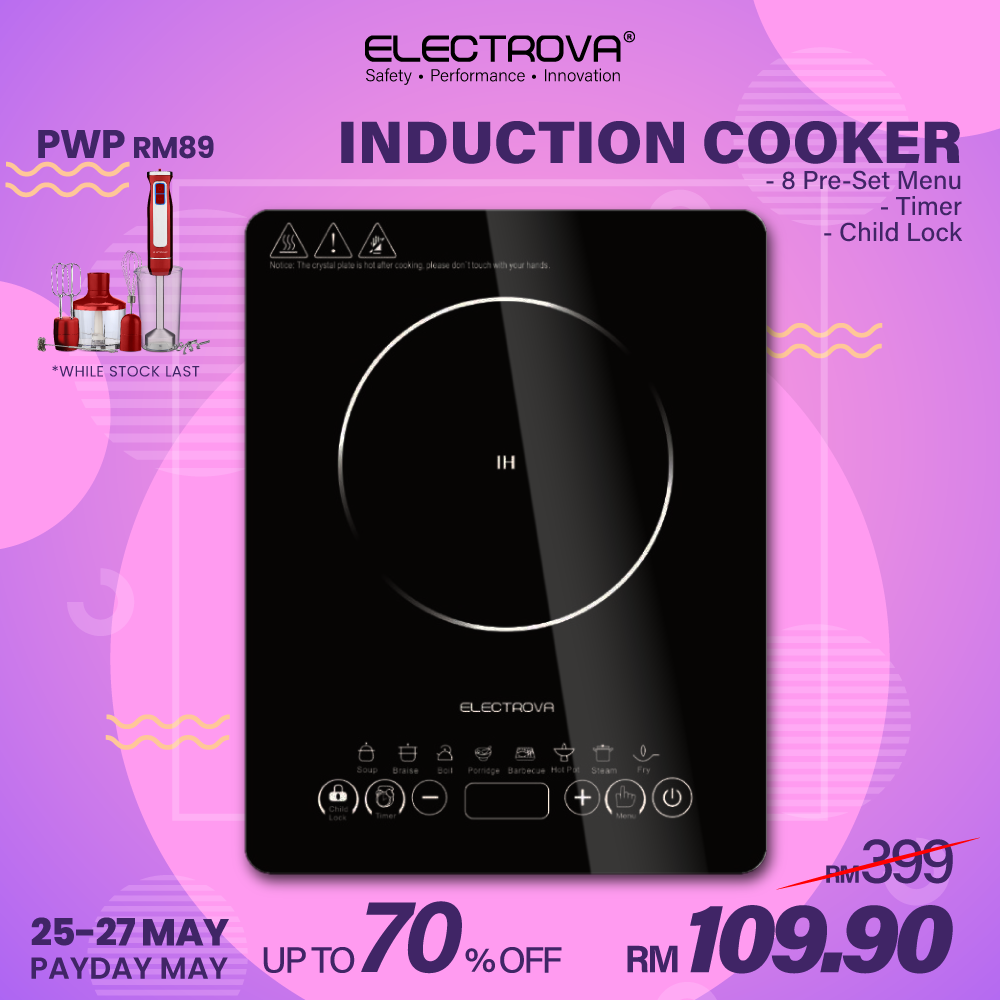 Electrova ecoTouch Series Induction Cooker ET-IC01 | Lazada