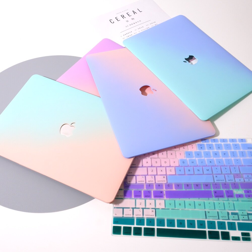 Gradient Color Hard Case For New Macbook Pro Air 13 M1 2020 2021 A1932 ...