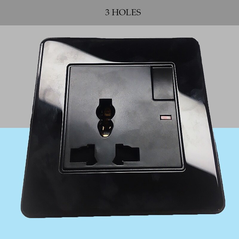 𝗧𝗘𝗠𝗣𝗘𝗥𝗘𝗗 𝗚𝗟𝗔𝗦𝗦 𝗦𝗨𝗥𝗙𝗔𝗖𝗘 》13A Electric Wall Switch Frameless Design Water ...