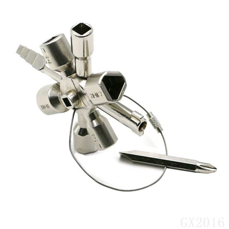 10 in 1 Hammer Outdoor Pocket Tools Multifunctional Cross Wrench Key ...