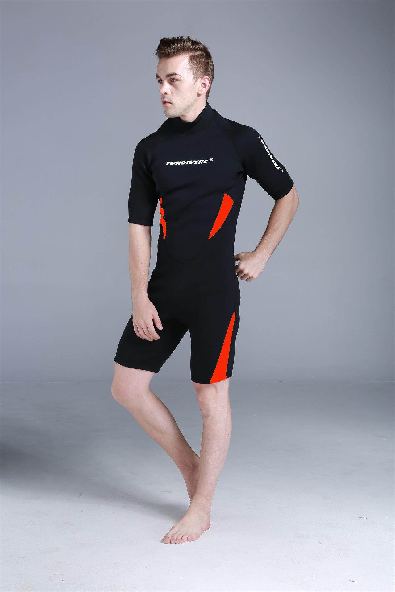 Fundivers 3MM Neoprene Short-sleeved Wetsuit Keep Warm Winter Diving ...