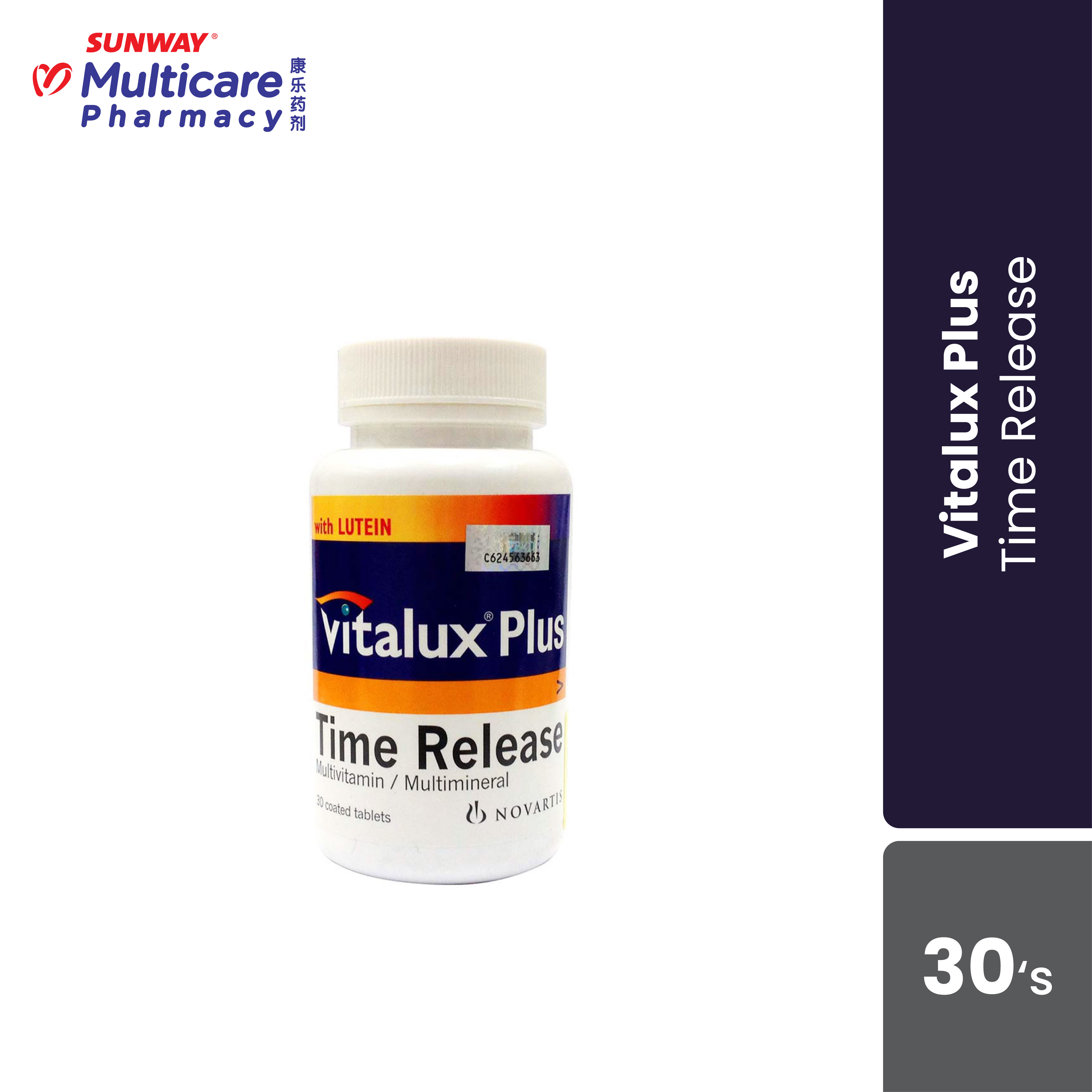 Vitalux Plus Time Release 30's | Lazada