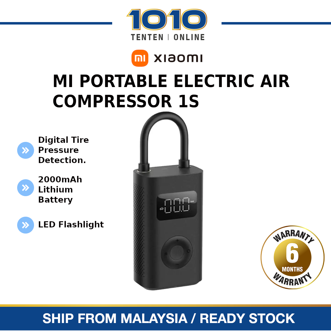 [Global Version] Xiaomi Mi Air Pump 1S/ 2 Portable Electric Air ...