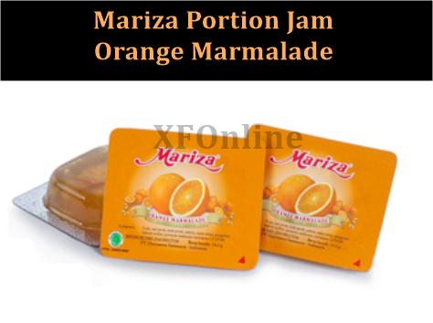 Mariza Portion Strawberry Jam / Orange Marmalade Jam 14.2g x 100 ...