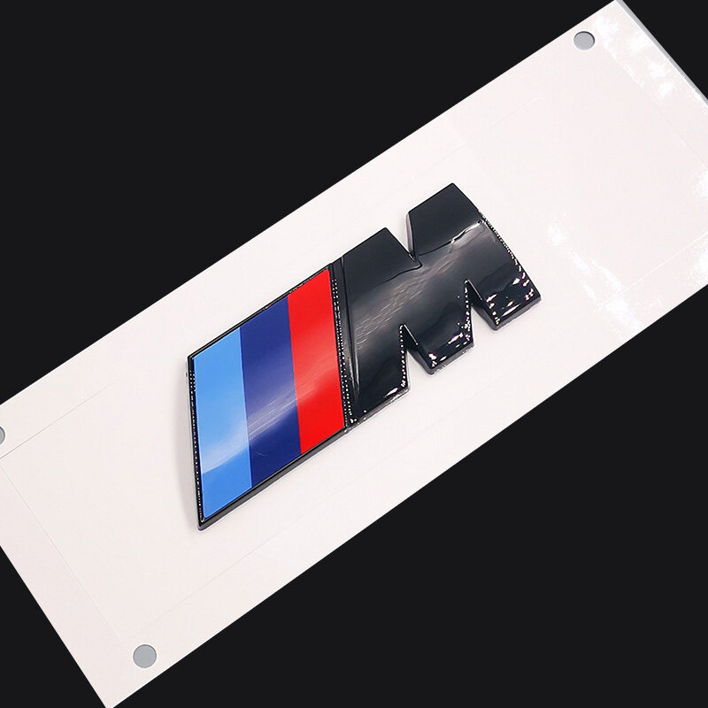 1PCS M Series Metal Logo Sticker Emblem Badge Chrom for BMW E46 E39 E38 ...