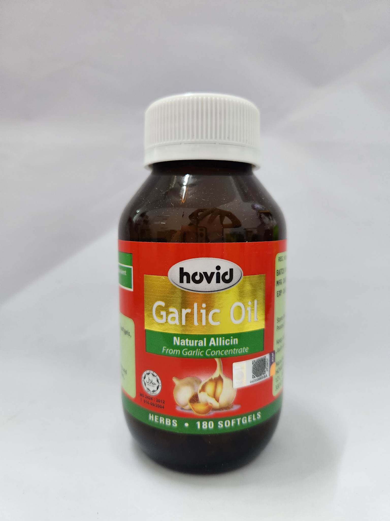 Hovid Garlic Oil 180's | Lazada