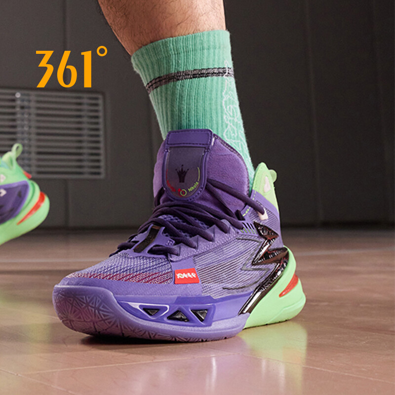 361 Degrees BIG3 5.0 PRO PE Sepatu Basket Professional สำหรับผู้ชาย,672431121กันลื่นระบายอากาศ ...