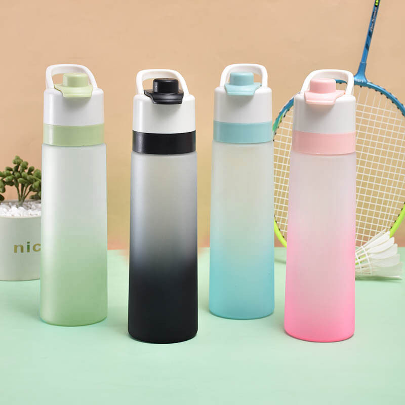 MEDORY【Ready Stock】700Ml Frosted Sprayer Water Cup Outdoor Sports Water ...