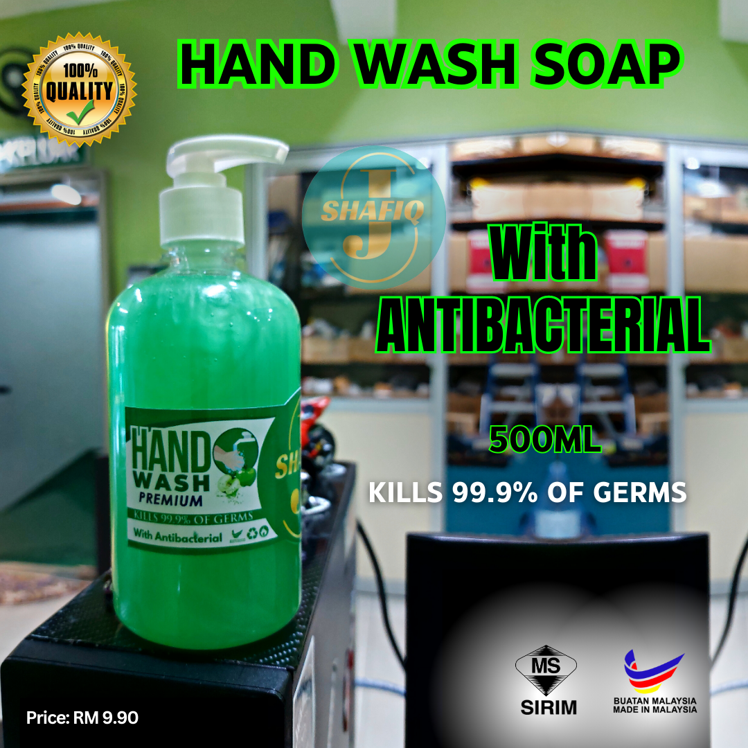Hand Wash Soap (500ml) | Premium Quality | APPLE FLAVOUR | SHAFIQ J ...