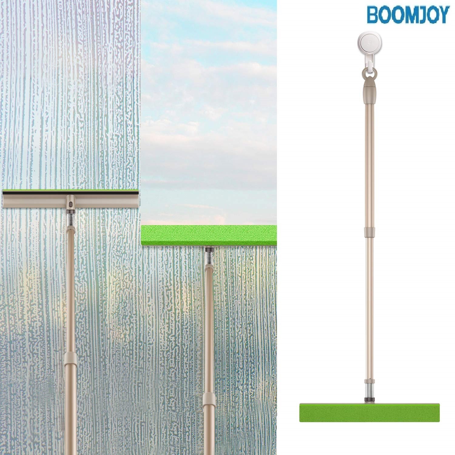 BOOMJOY C3 Telescopic Window Squeegee Window Cleaner Wiper flexible ...