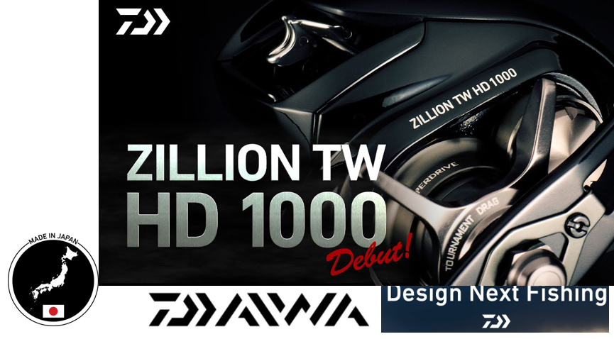 🇯🇵DAIWA Zillion TW HD 1000 Bait Casting Reel MADE IN JAPAN NEW 2022 ...