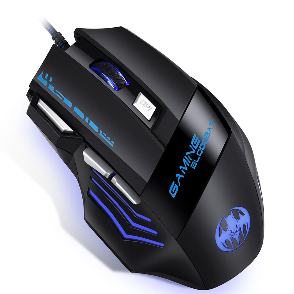 Adjustable Flash Backlit Mouse Led Glow Mouse Usb Wired Gaming Mouse ...