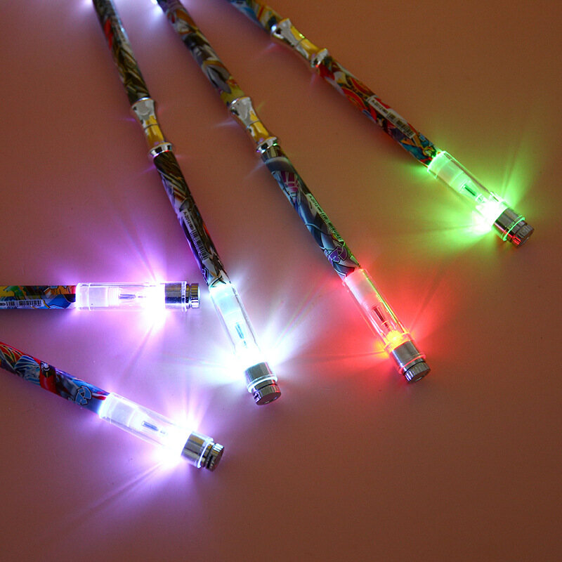 LED Foldable Nunchuck Spinning Pen /Writing Spinner Toy Pen/Anti Slip ...