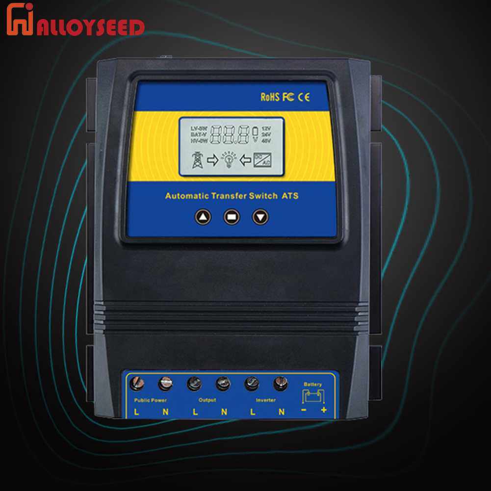AU ATS-11KW Dual Power Transfer Switch Reverse UPS Work LCD for Public ...
