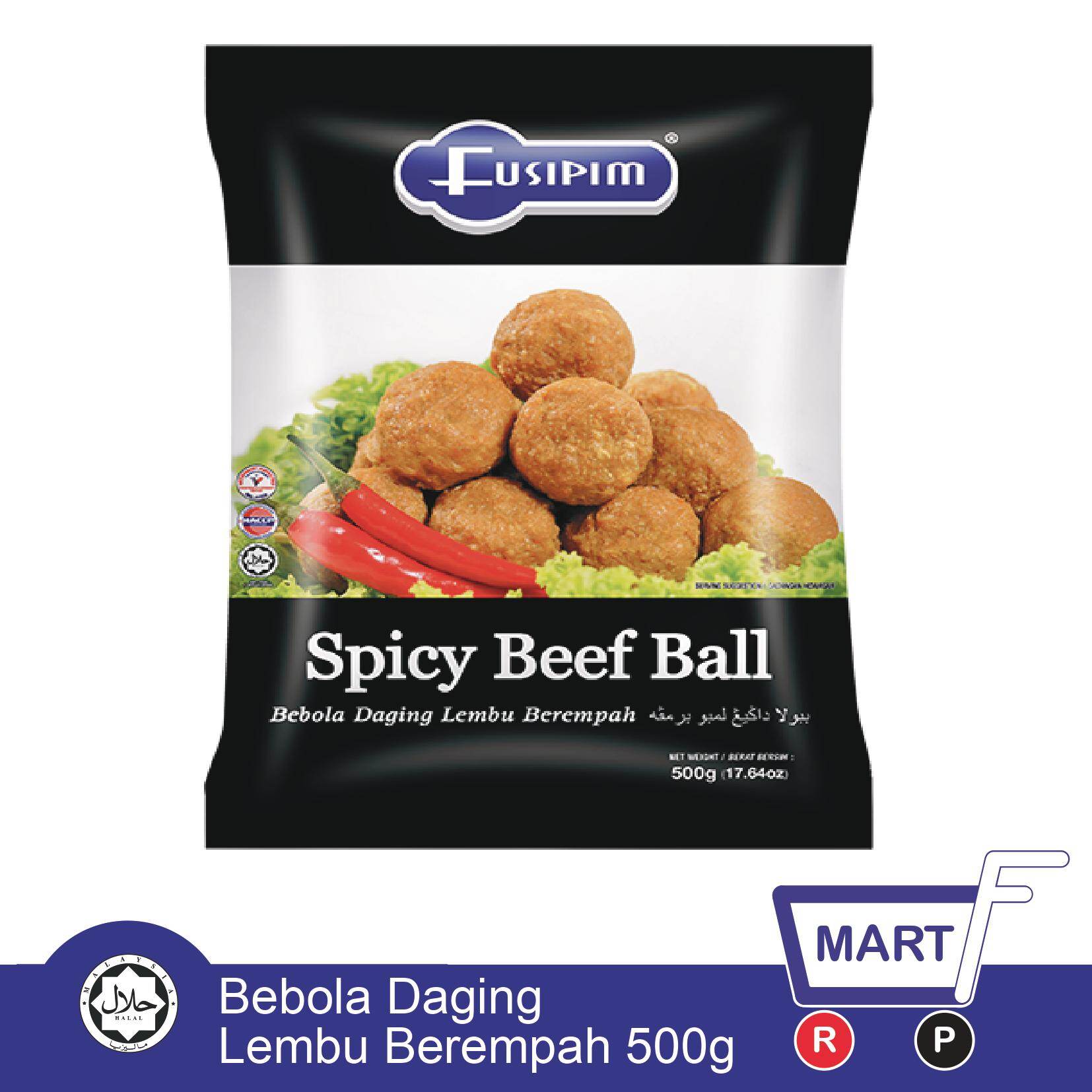 FUSIPIM Spicy Beef Ball 500g (Bebola Daging Lembu Berempah) [KL, Klang ...