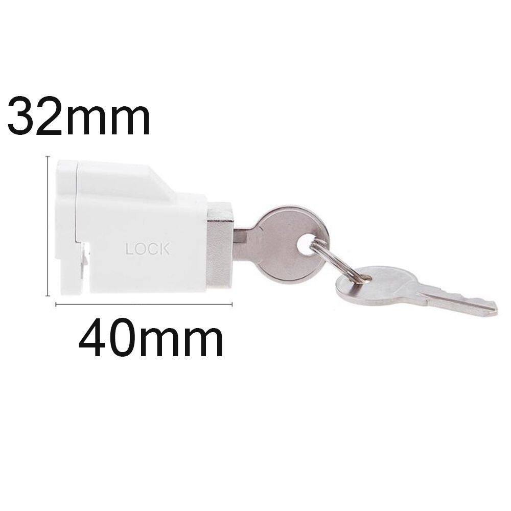 ANDYTIM White Push Window With 2 Keys Sliding Window Window Lock Door ...
