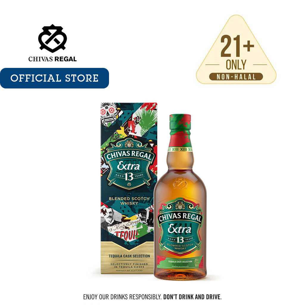 Chivas Regal 13 Years Old Blended Scotch Whisky - Finished in Tequila ...