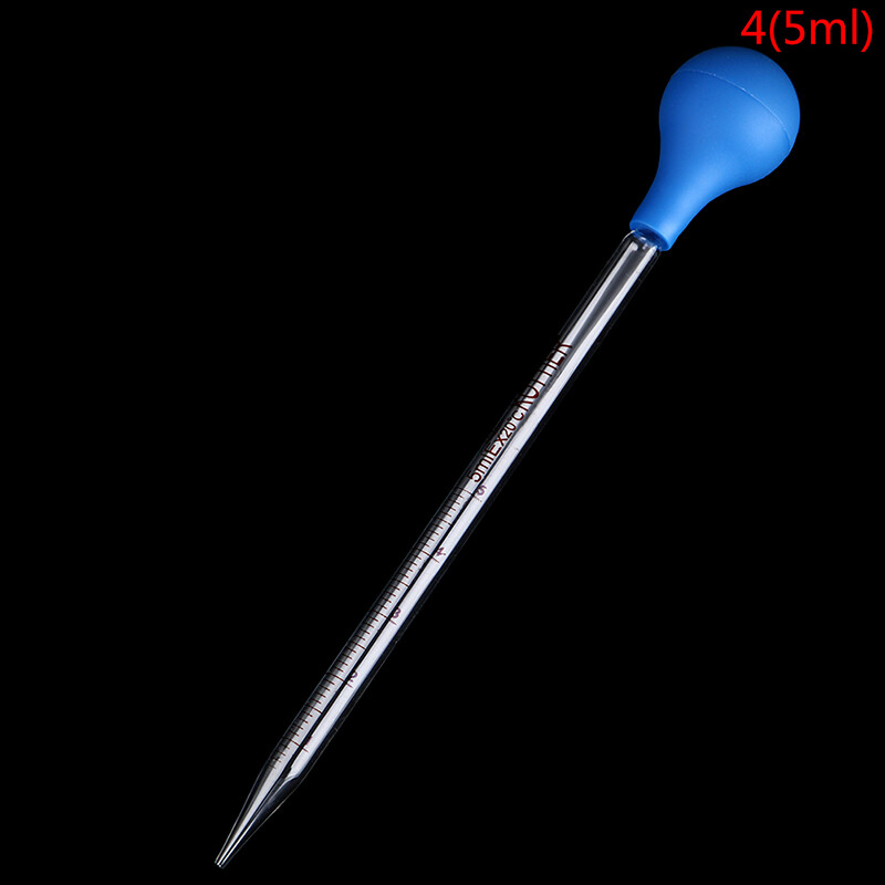 Starrybaby Abulaia 1/2/3/5ml Dropper Pipette Glass Scale Line Lab การ ...