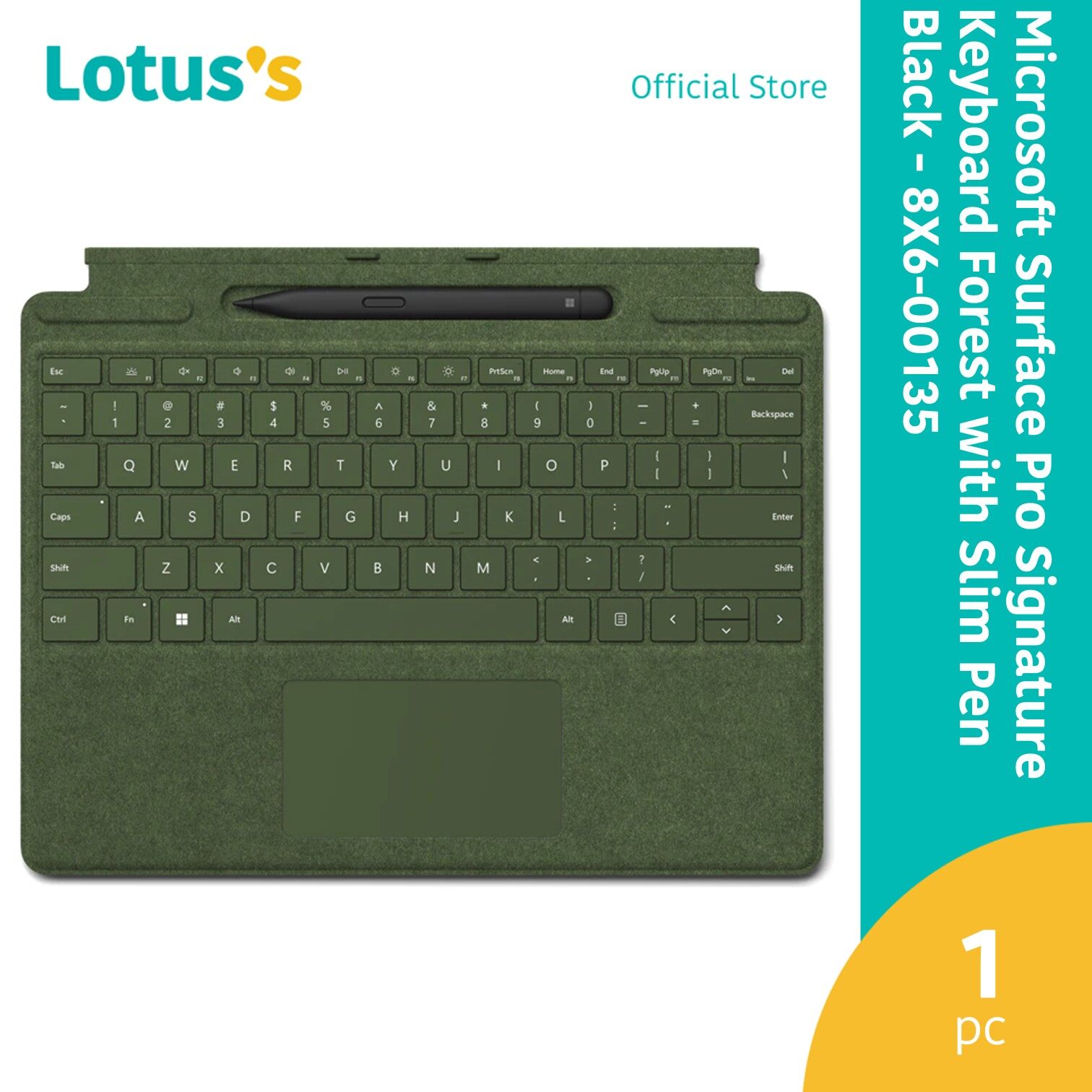 Microsoft Surface Pro 8/9/X Signature Keyboard Forest with Slim Pen ... Microsoft Surface Pro 8/9/X Signature Keyboard Forest with Slim Pen ...
