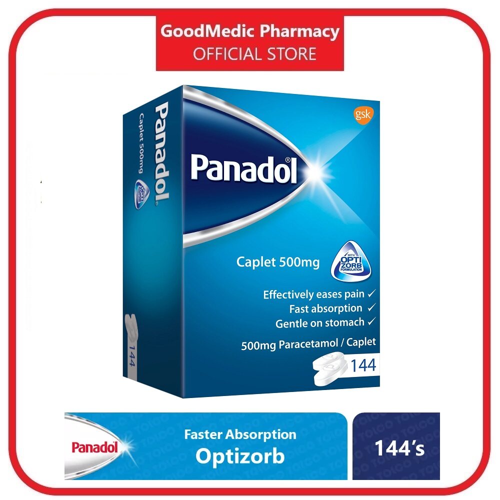 Panadol Optizorb 500mg - Panadol Fast Absorbtion 144 Caplets | Lazada