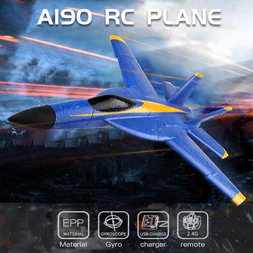 WLTOYS XK A190 F-18 RC เครื่องบิน F/A-18C Hornet 2ช่อง2.4GHZ วิทยุควบคุมเครื่องบิน6Axis Drones ...