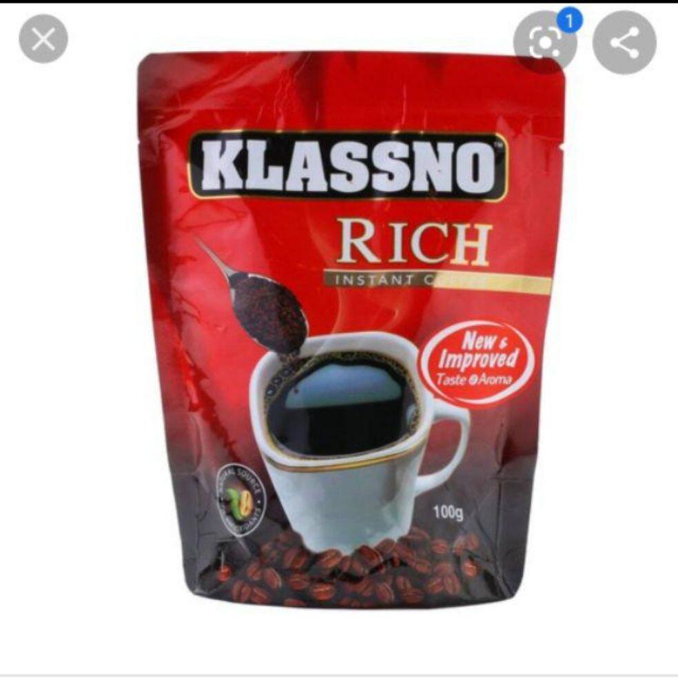 Klassno Rich Instant Coffee Pouch 【100g】 | Lazada