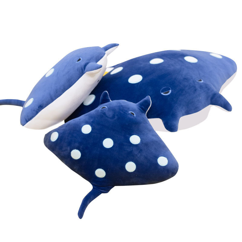 New simulation devil fish pillow marine animal plush toy manta ray ...