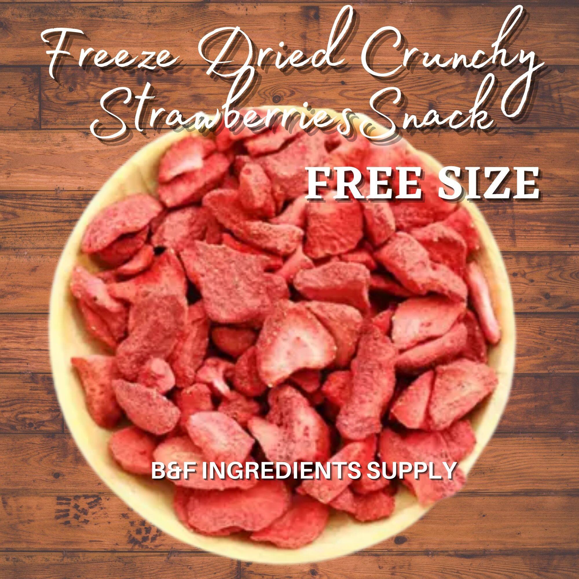 Freeze Dried Strawberry Snack Free Size | 冻干草莓脆 | Crunchy Strawberry ...