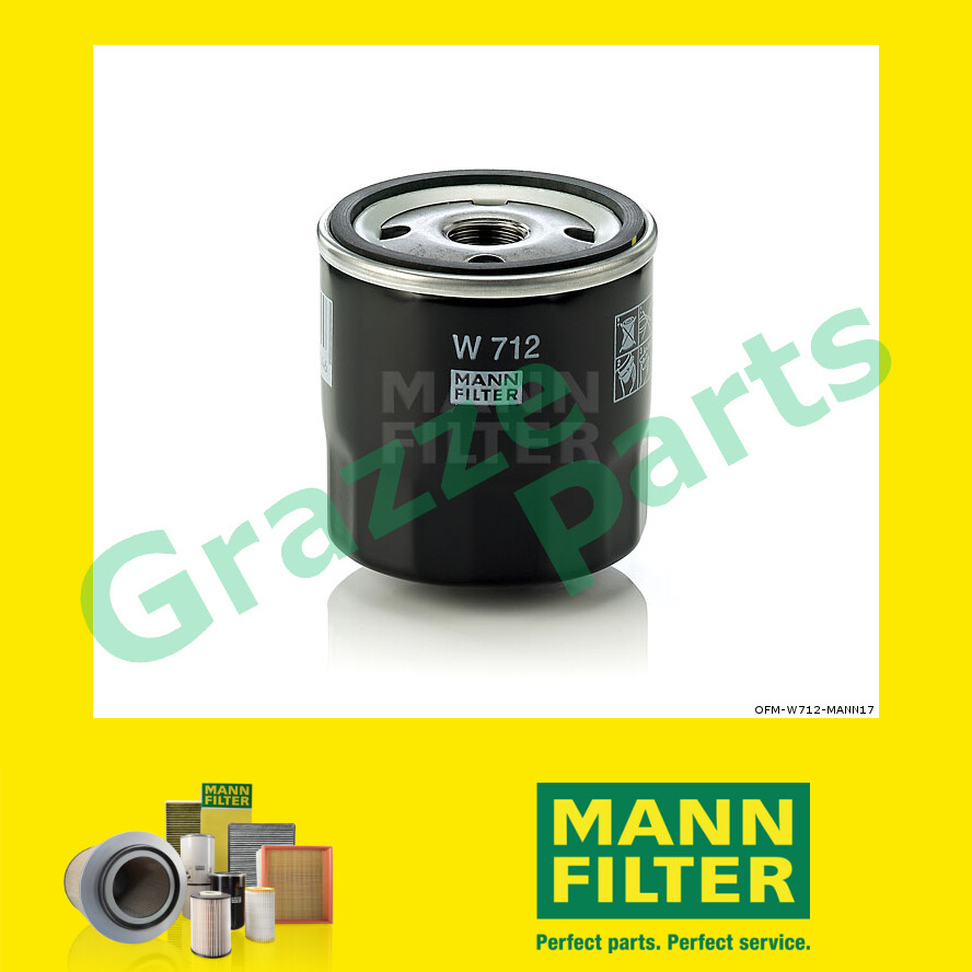 100% Original Mann Oil Filter W712 W 712 OC21 OC21OF for Wacker Neuson Kramer Allrad 300-Series ...