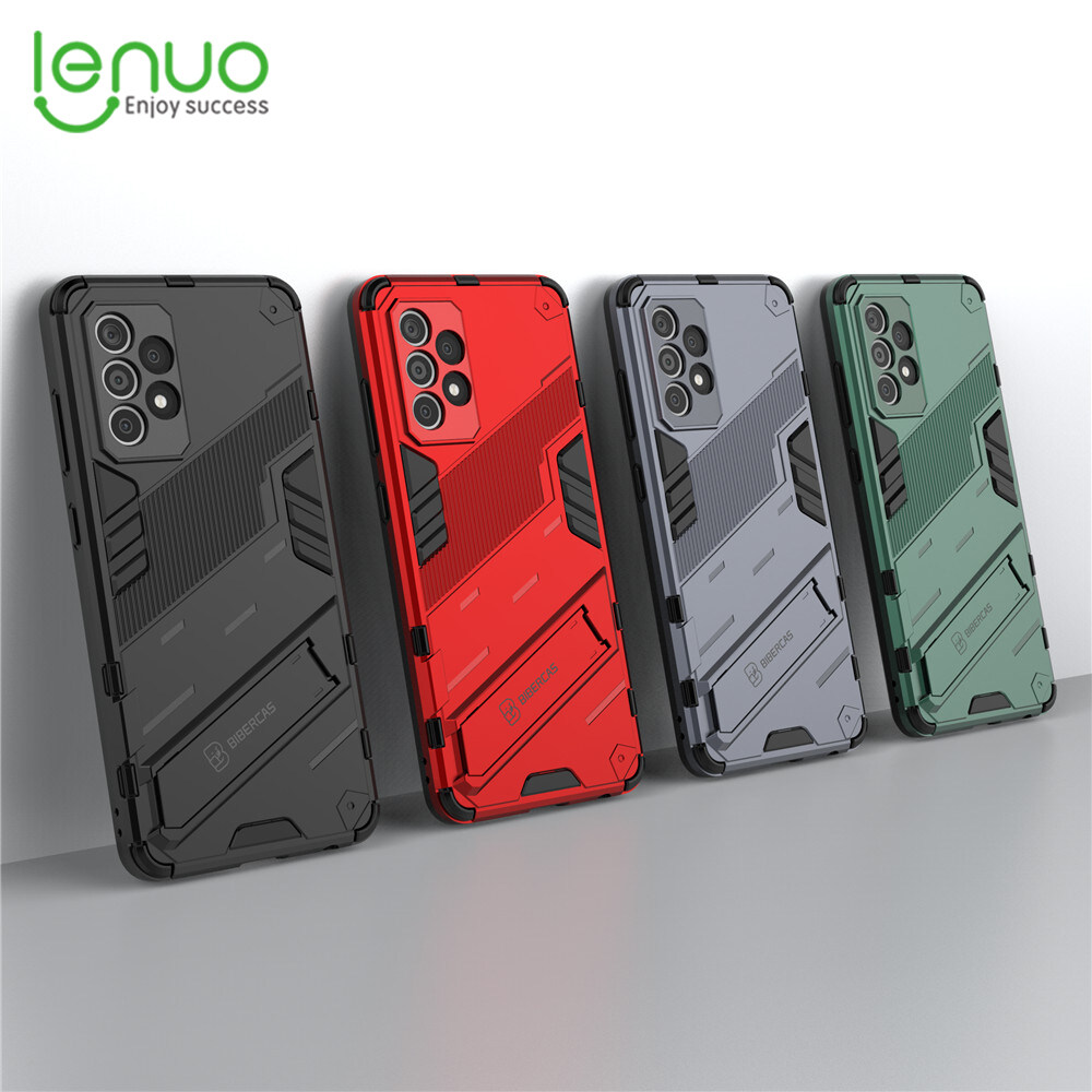 Lenuo Seg Punk Hard Armor Case with for Samsung Galaxy A52 A52s 4G / 5G rigid plastic phone case ...