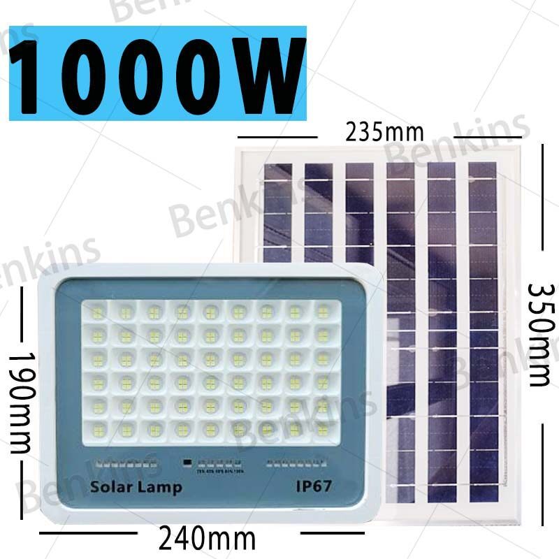 1000W solar outdoor light waterproof solar light lampu solar luar rumah ...