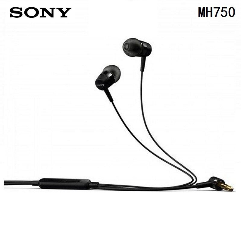 【Shipping in 24 hours】100% Original Sony MH750 in Ear earphone BASS Subwoofer xperia series ...
