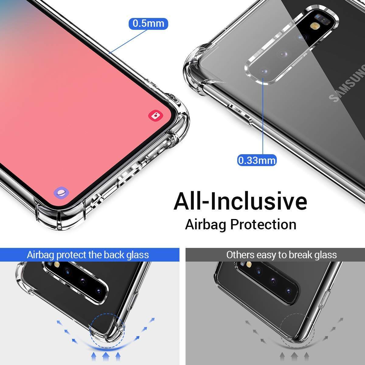 Ardofo Casing For Samsung Galaxy S10 5G Flexible Soft Silicone ...