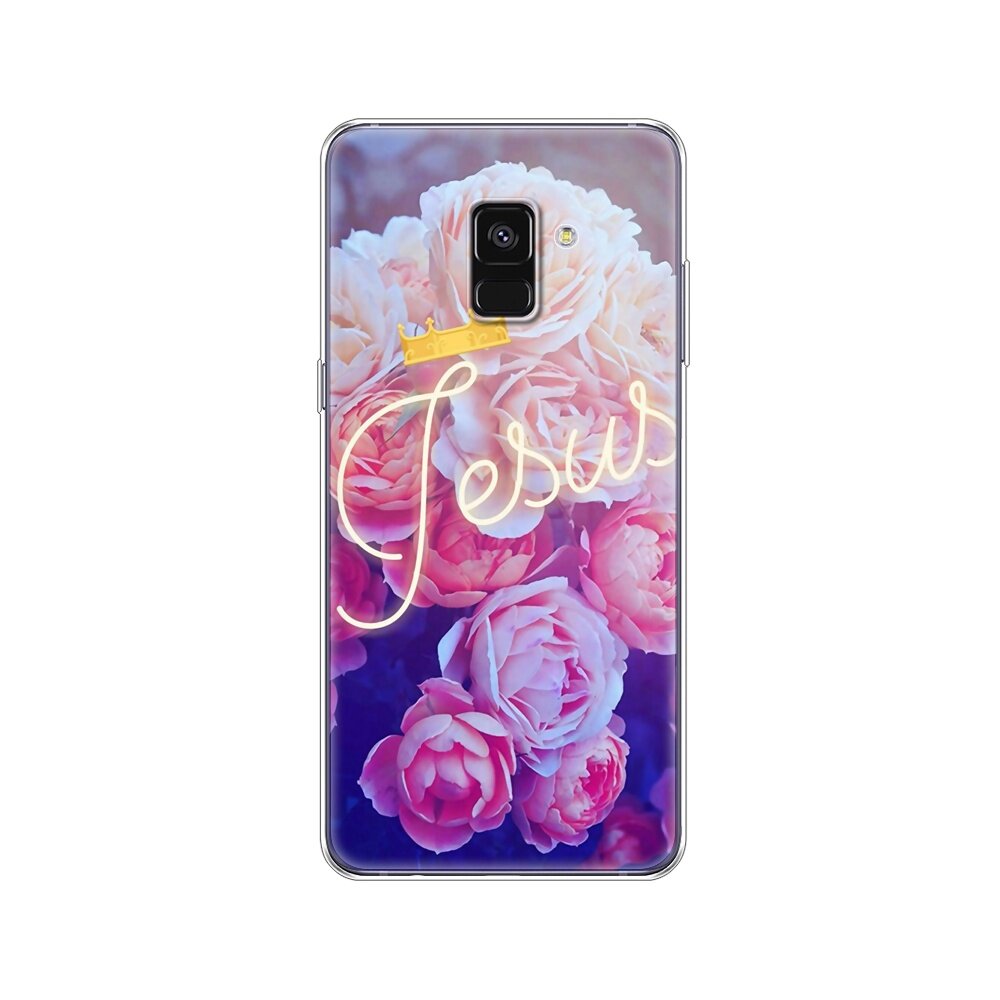 For Samsung Galaxy A8 A6 Plus A7 2018 A750 Case Back Cover Transparent Phone Case Protective Bag ...