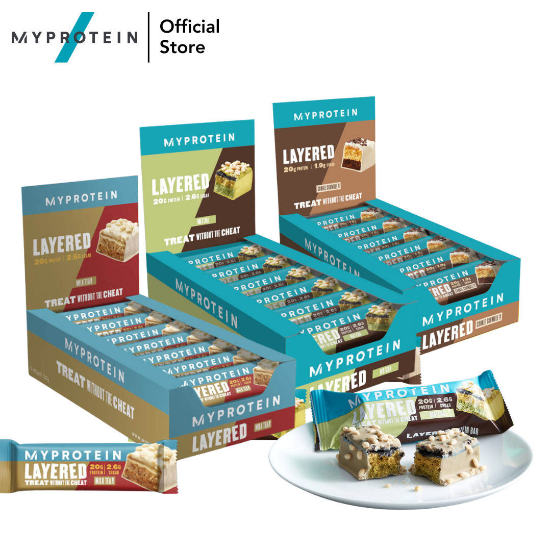 MyProtein - Layered Protein Bar ( Box of 12 ) | Lazada