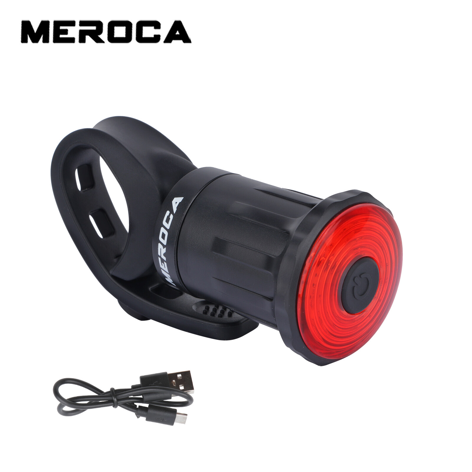 MEROCA Bike Lights Rechargeable Waterproof Smart Brake Sensing Tail ...