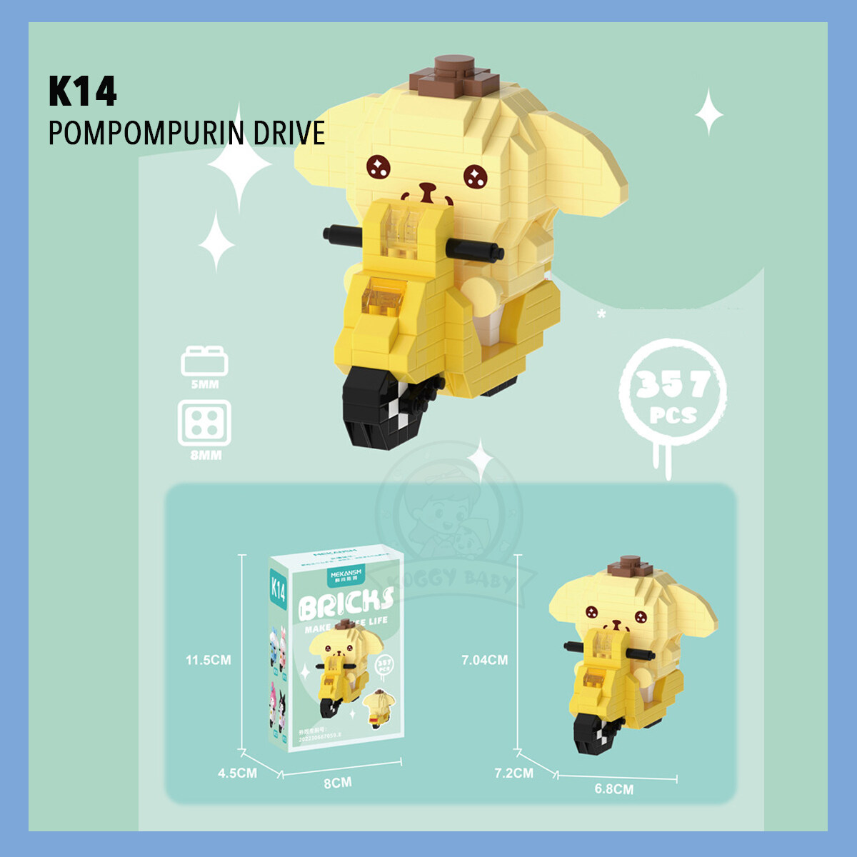 KOGGY Mini Block DIY Disney Character Model Building Blocks Nano block ...